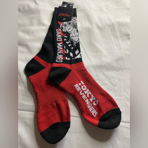 Bioworld | Underwear & Socks | Tokyo Revengers Sano Manjiro Mens Crew ...